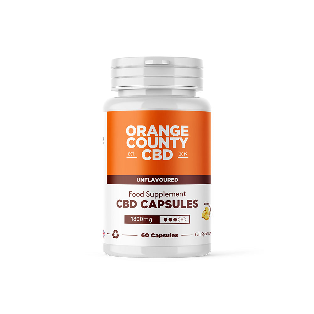 Best CBD Capsules UK | High Strength CBD Pills | Orange County CBD